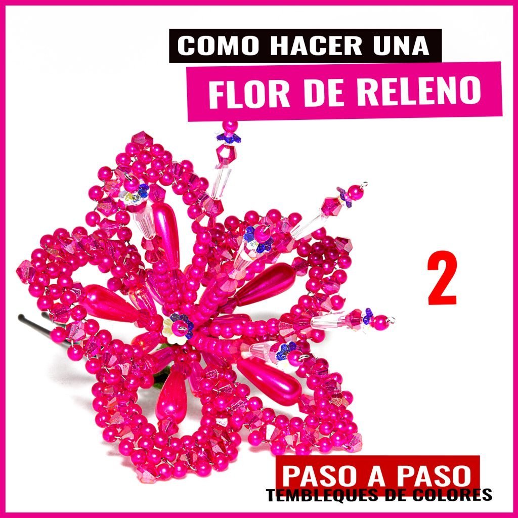 Cómo hacer una Flor de Relleno Fuscia - Tutorial PASO a PASO
